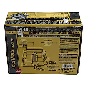 Olympia Tools Flat Drill Press Vise 38-714, 4 Inches