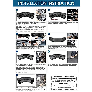 5-Seat Sectional Recliner Sofa Covers,4 Seater & 1 Corner Seat 5 Seater Stretch Recliner Couch Cover Slipcover for Reclining L Shape Recliner Corner Sofa,Soft,Washable Couch Covers,Navy Blue,Jacquard