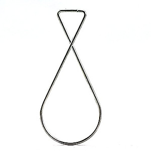 NX Garden 50pcs Figure 8 Ceiling Hook Clips 2.5" Metal Hook 10 lbs Load Bearing Drop Suspended Ceiling Hanger Clips