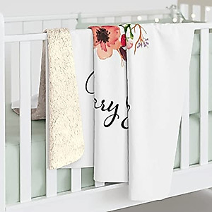 Personalized 90th Birthday Gifts for Women - 90 Year Old Female - 90 Years Loved Throw Blankets for Her Mom Grandma Sherpa Fleece Blanket