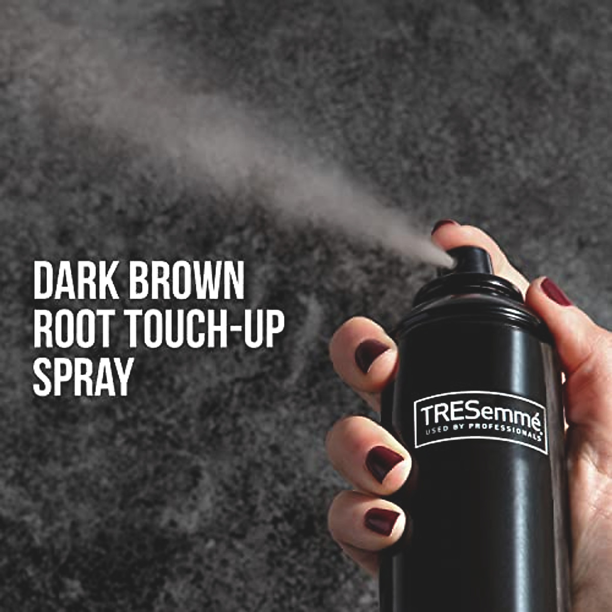 TRESemmé Root Touch-Up Temporary Hair Color Dark Brown Hair Ammonia-free, Peroxide-free Root Cover Up Spray 2.5 oz