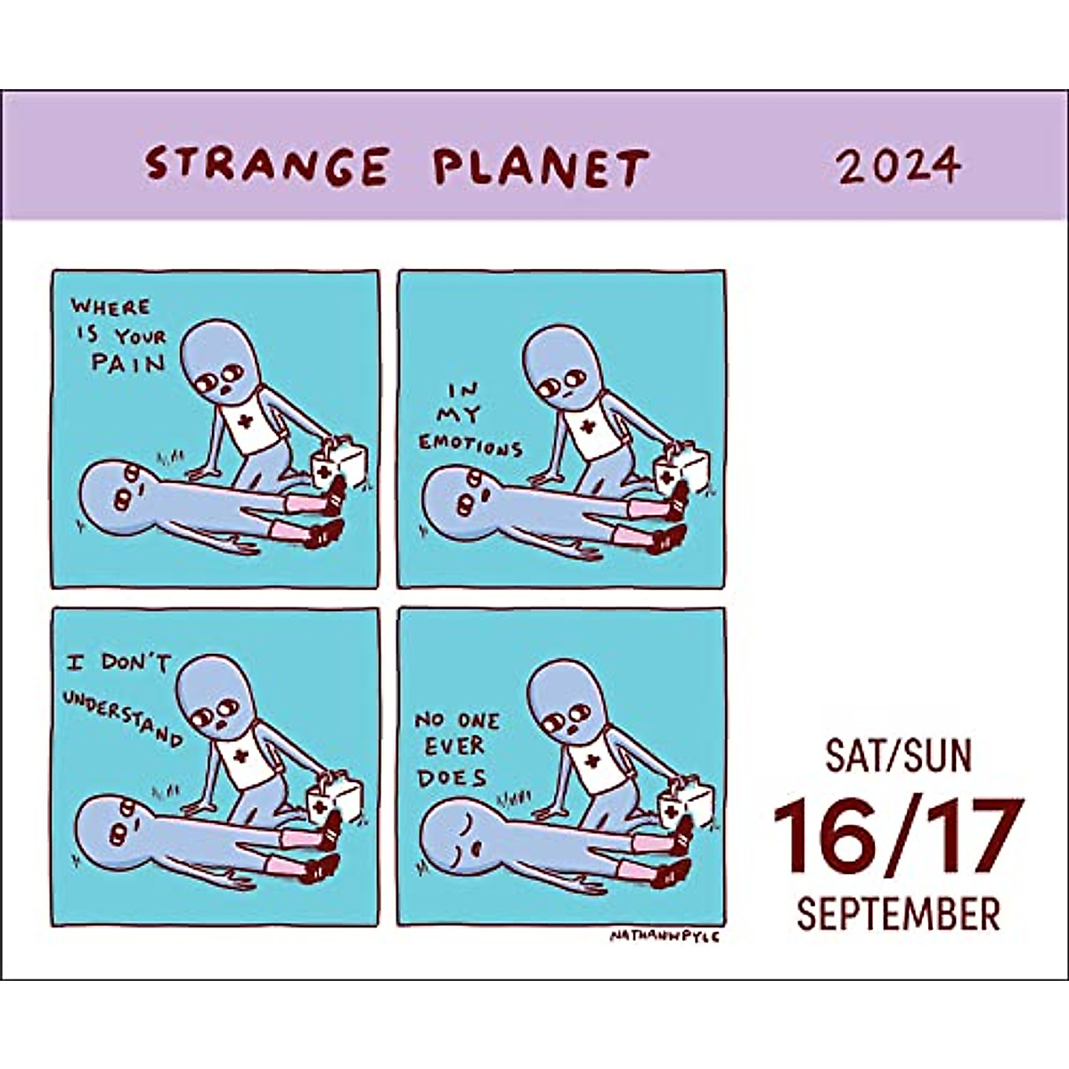 Strange Planet 2024 Day-to-Day Calendar: Wildly Unprepared for the Day