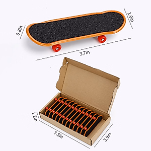 12Pcs Finger Toys Professional Finger Skateboard, Mini Skateboard Fingerboards for Creative Fingertips Movement, Novelty Toys for Adults and Kids Boys Girls Gifts