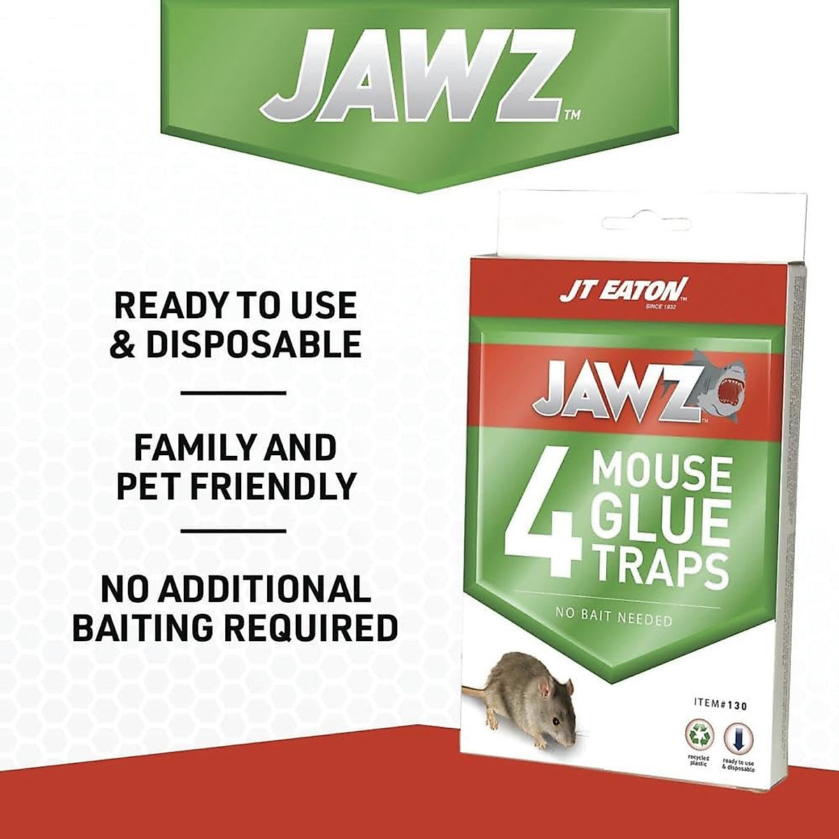 MOUSE GLUE TRAP PRO 4PK