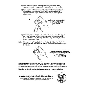 Strum-N-Comfort Kodiak Crossover Guitar Picks (SNC-K2.0/DP/NP)