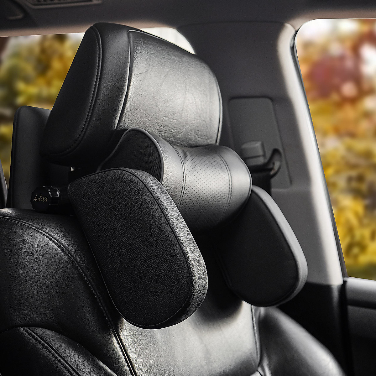 LUDESS Car Headrest Pillow, Car Neck Pillow, Roadpal Adjustable Headrest, Car Seat Head Support, Road Pal Headrest, Car Seat Headrest Pillow, Neck Pillow for Car