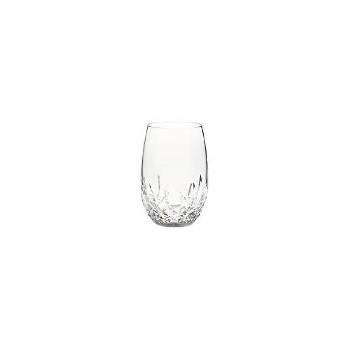 Waterford Lismore Essence Stemless White Wine Pair, 2 Count (Pack of 1), Clear