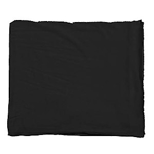 Abeelah Jersey Hijab Scarf - Made in the USA - Islamic, Muslim, African and Indian Fashion Compatible (Black)