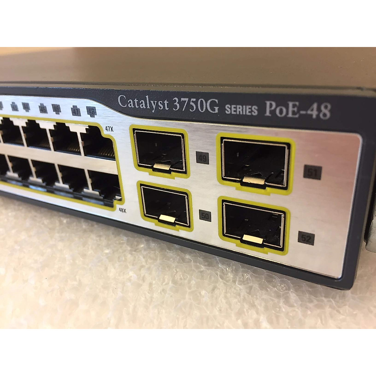 Cisco Catalyst WS-C3750G-48PS-S 48 Port PoE 3750G Gigabit Switch (Renewed)