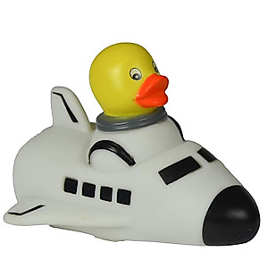 MORTENTR Rubber Duck Space Venture Shuttle, Brand Toy Bathtub Rubber Ducks That Floats Upright, Birthday Baby Shower, All Depts.Space Venture Future Dreaming Favor Gift c