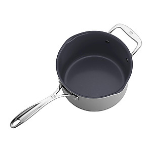 ZWILLING Clad CFX 4-qt Stainless Steel Ceramic Nonstick Saucepan