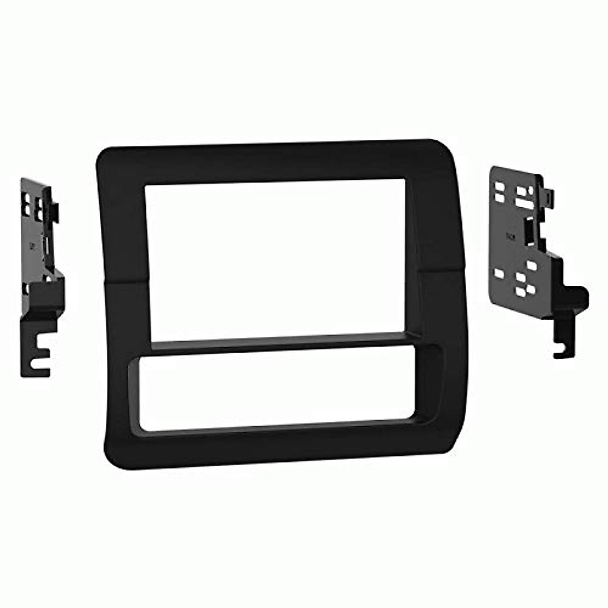 Carxtc Double Din Install Car Stereo Dash Kit for a Aftermarket Radio Fits 1992-1996 Ford Full Size Bronco and F-Series Pickup Trim Bezel is Black