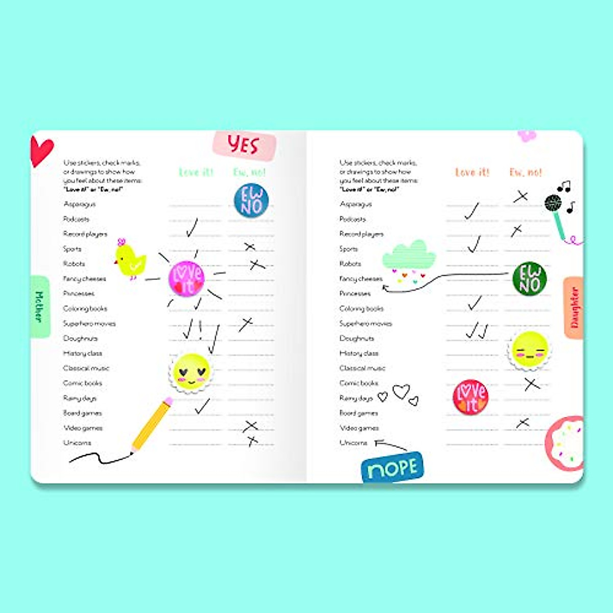 Just Between Us: Interactive Mother & Daughter Journal