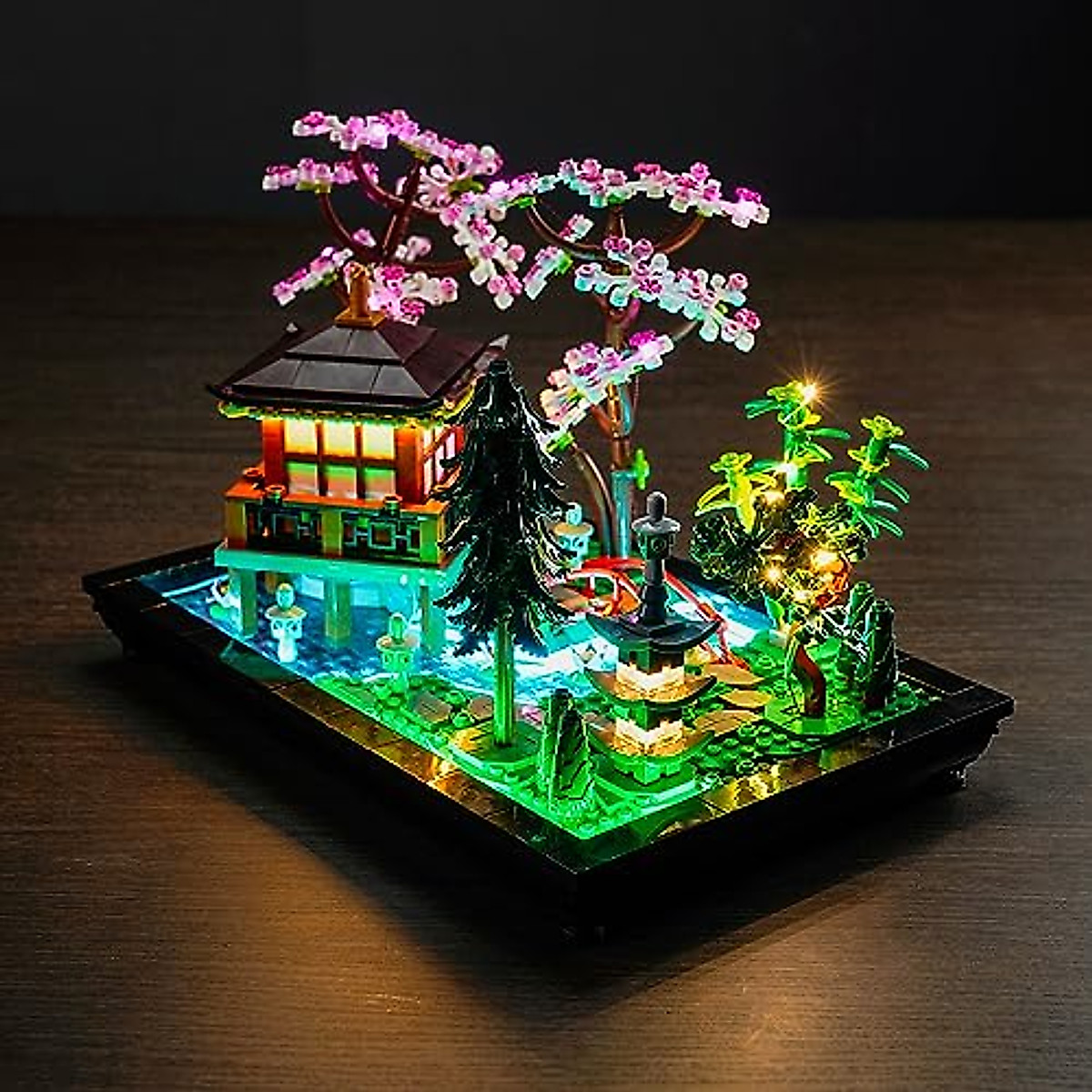 BrickBling LED Light for Lego Tranquil Garden 10315 Building Set (Model Not Included), Remote Control Version Lighting for Lego Zen Garden