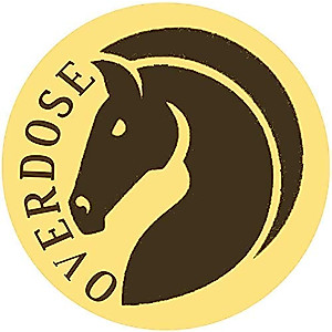 OVERDOSE Deckle Brown Leather Journal - Diary Sketchbook Book of Shadows Handmade Vintage Deckle Edge Paper - 6 x 8 inches | 15 x 20 cm | A5