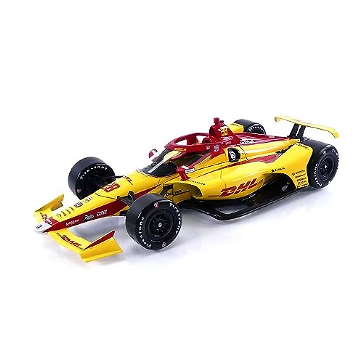 Dallara IndyCar #28 Romain Grosjean DHL Andretti Autosport NTT IndyCar Series (2023) 1/18 Diecast Model Car by Greenlight 11185