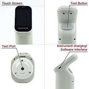 Professional Colorimeter VK10,30+ Parameters,Touch Screen Control, with APP and PC Software