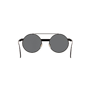 Versace Woman Sunglasses Black Frame, Dark Grey Lenses, 52MM