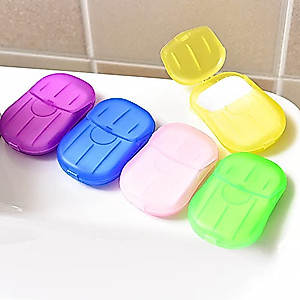 YJJSKEJI Soap Paper Sheets,6 PACK (300 Sheets) Travel Soap Sheets for Travel and Outdoors (300PCS)