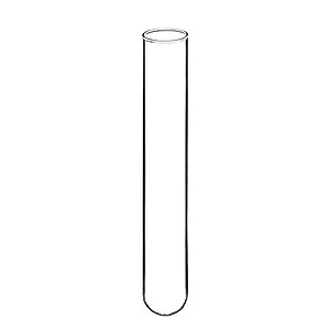 StonyLab Borosilicate Glass Round Bottom Test Tubes, 15mm OD X 100mm Length (Pack of 30)