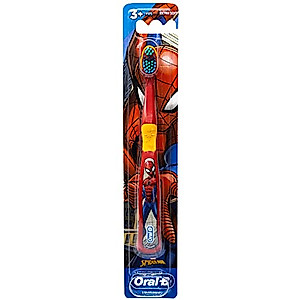 Colgate Marvel Spider-Man Toothbrush, 3+ YRS, Extra Soft (Colors & Characters Very) - 1 Count