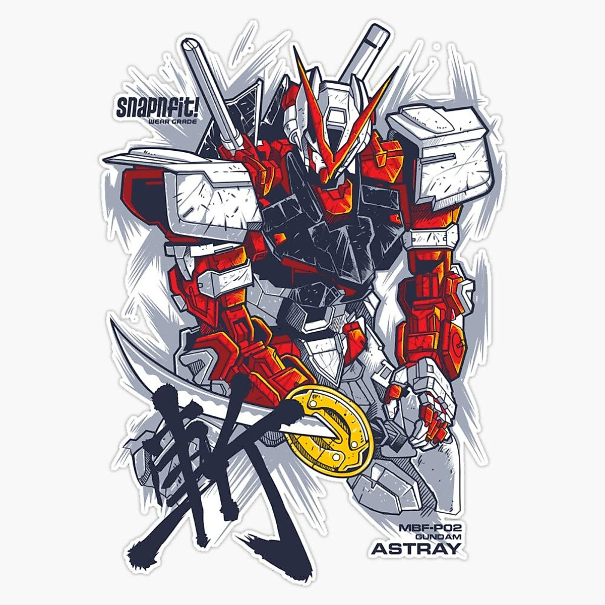 Astray Red Frame Vinyl Waterproof Sticker Decal Car Laptop Wall Window Bumper Sticker 5"