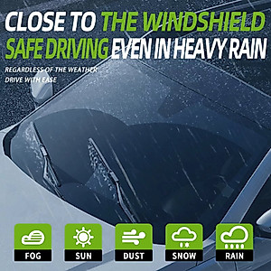 OEM QUALITY 26" + 16" PARRATI Premium All-Season Windshield Wiper Blades (Set of 2)