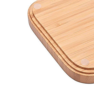 Bamboo Vanity Tray, Bathroom Counter Tray, Bamboo Tray for Bathroom and Home Decor, 11.8L x 6.1W x 0.9H inches
