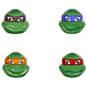 Teenage Mutant Ninja Turtles Glassworld Assorted Miniature Glass Figures Collectible (Pack of 24)