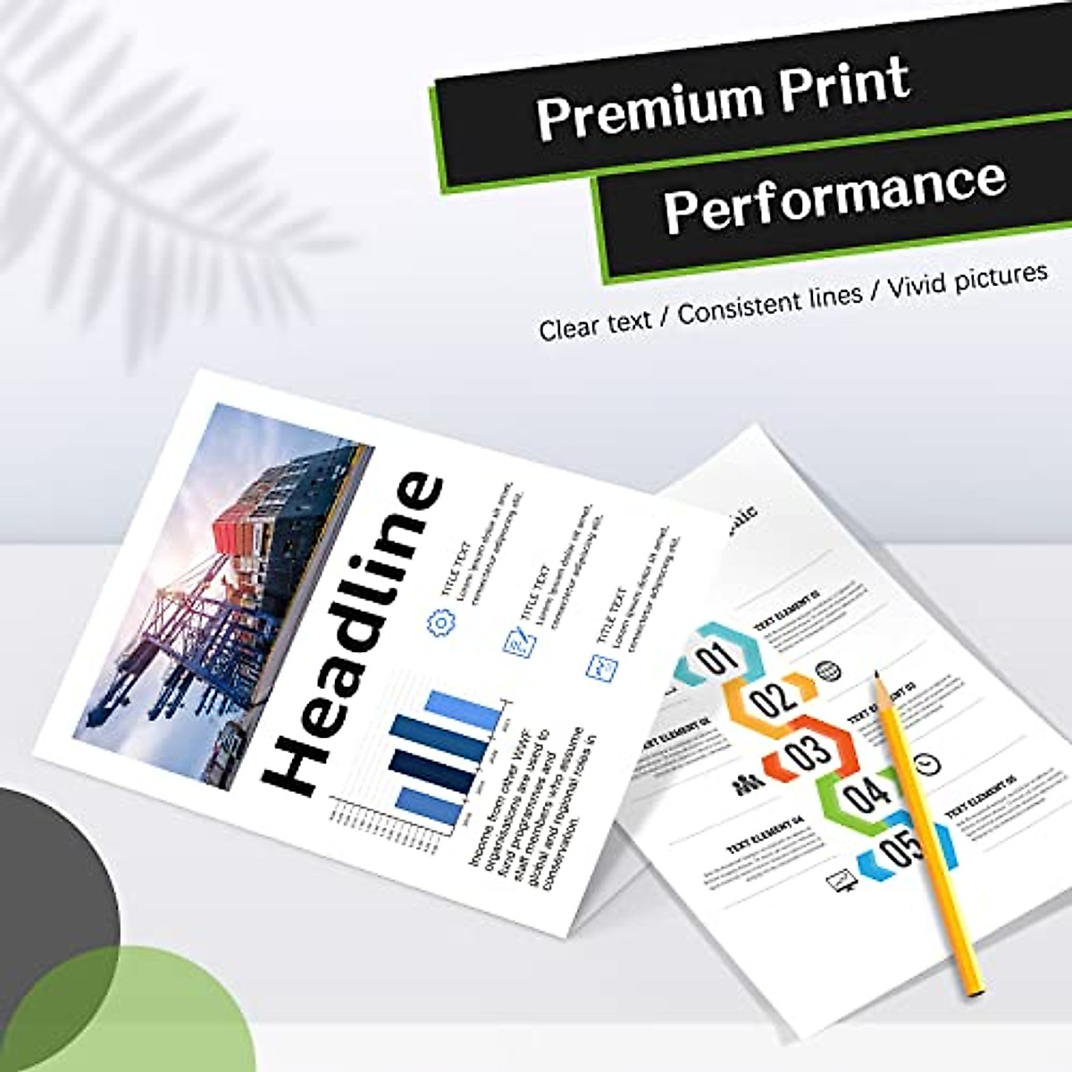 ColorKing 62XL Ink Cartridges Black and Color Replacement for HP 62XL 62 XL Ink Cartridges to Used with HP Envy 7640 7645 5660 5540 5640 OfficeJet 5740 8040 OfficeJet Mobile 250 200 (Black, Tri-Color)