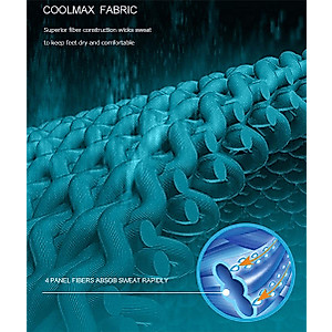 AONIJIE 3 Pair Sports Socks Multicolor Athletic Five Toe Socks for Men Women Running Hiking Basketball (Medium)