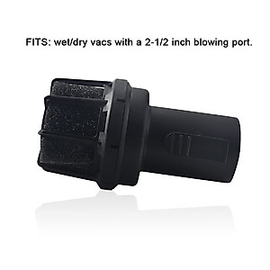 2-1/2 In Muffler Diffuser Wet/Dry Vac Attachment, Compatible With Craftsman CMXZVBE38660 Diffuser Wet/Dry Vacs Blowing Port for Shop Vacuums