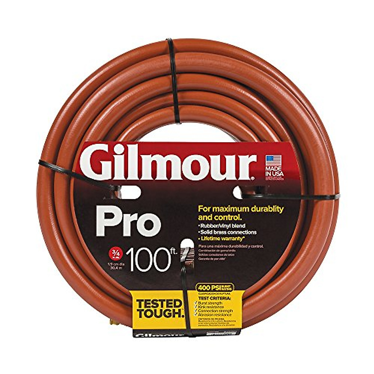 Gilmour Pro Commercial Hose 3/4 Inch x 100 Feet, Red (841001-1001)