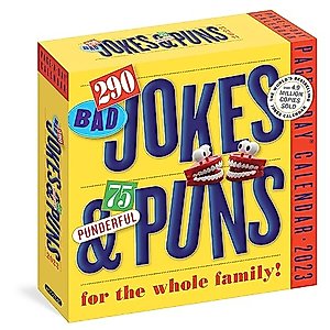 290 Bad Jokes & 75 Punderful Puns Page-A-Day Calendar 2023: The World's Bestselling Jokes Calendar