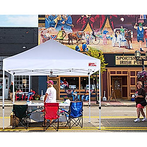 MASTERCANOPY Pop Up Canopy Tent Commercial Grade 10x10 Instant Shelter (White)