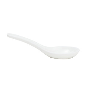 Melamine Rice Spoon for Noodles, Ramen, Miso Soup, Won Ton (1.5 x 5 In, 12 Pack)