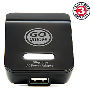 GOgroove Universal Fitness Tracker USB Power Adapter Wall Plug - Compatible with Fitbit Charge, Inspire, Versa, Ionic, Alta HR, Fossil, Samsung, Lintelek, LETSCOM and More Fitness Trackers