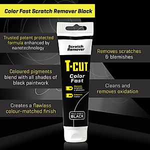 T-Cut Colour Fast Black Car Wax Polish Scratch Remover Colour Enhancer 5.3Oz (150g) Tube