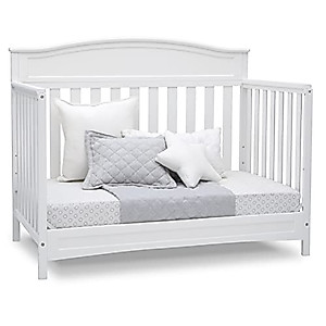 Delta Children Emery 4-in-1 Convertible Baby Crib - Greenguard Gold Certified, White