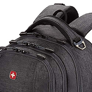 SwissGear Cecil 5505 Laptop Backpack, Charcoal, 18-Inch