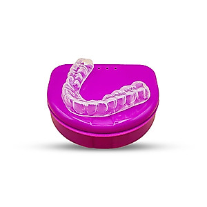 Dentists Approved Custom Night Guards for Teeth Grinding, Clenching, Bruxism; TMJ Relief, Sleep Mouth Guard, Protects Veneers, Crowns and Dental Works - Hard 2mm - Made in USA