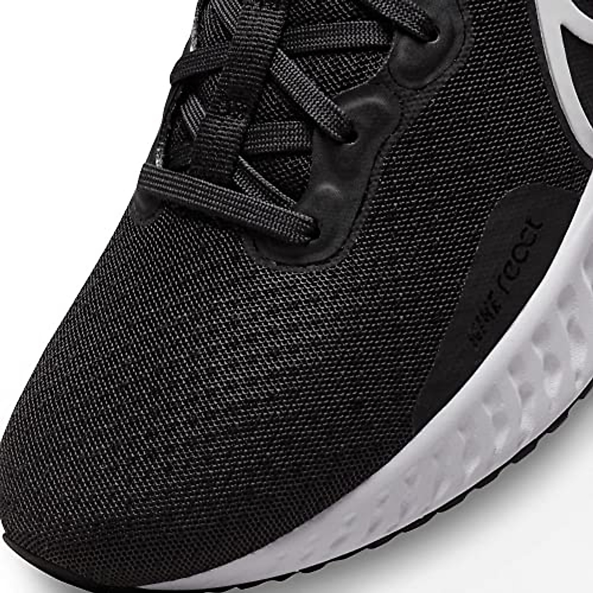 Nike Womens React Miler 3 Running Trainers DD0491 Sneakers Shoes (UK 5 US 7.5 EU 38.5, Black White Anthracite 001)