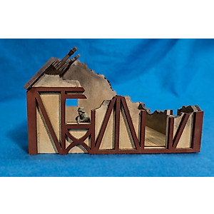 GameCraft Miniatures 28mm Small Half Timber House - 28MMDF550