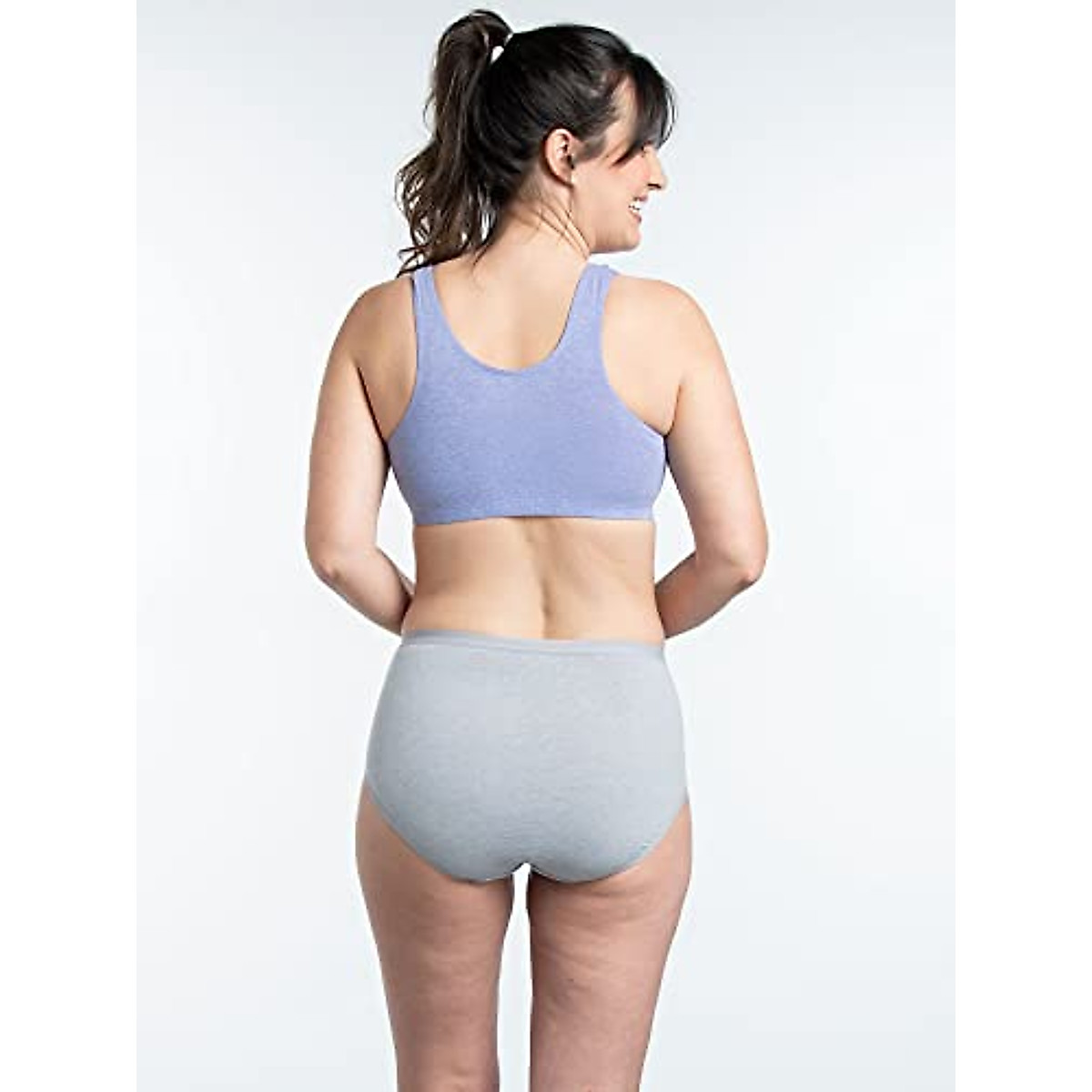 Fruit of the Loom Women's Beyondsoft Underwear, Super Soft Designed with Comfort in Mind, Available in Plus Size, Brief-Cotton Blend-12 Pack-Colors May Vary, 8