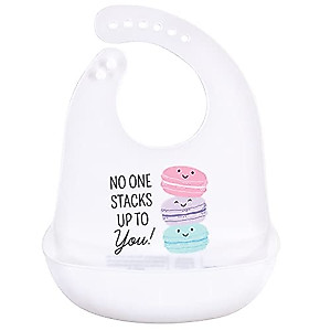 Hudson Baby Unisex Baby Silicone Bibs, Sweetest Cupcake, One Size