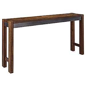 Signature Design by Ashley Furniture Torjin Urban Counter Height Dining Room Table, Two-tone Brown