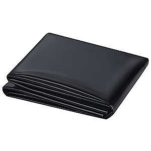 UWIOFF Small Pond Liner, 4 x 7 Feet 20 Mil Pond Skins Pond Liner Black LDPE Pond Liner for Waterfall, Fish Ponds, Garden Fountain(4-Foot by 7-Foot)