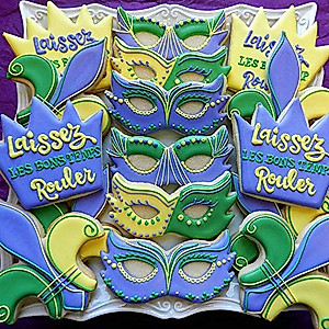 Fleur de Lis Cookie Cutter, 4.75" Made in USA by Ann Clark