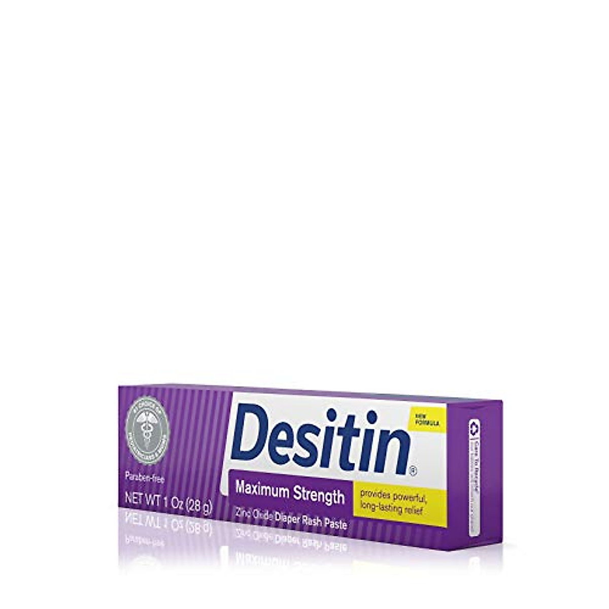 Desitin Maximum Strength Baby Diaper Rash Cream with 40% Zinc Oxide, Travel Size, 1 oz (Pack of 6)