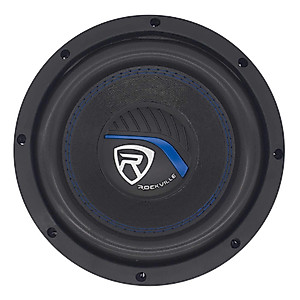 Rockville K5 W8K5S4 8" 800w 4 Ohm Car Audio Subwoofer Sub 200w RMS CEA Rated!, Black